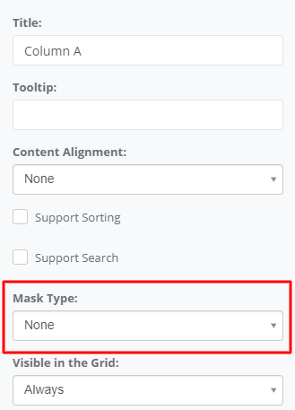 Output Grid - SpreadsheetWeb Help