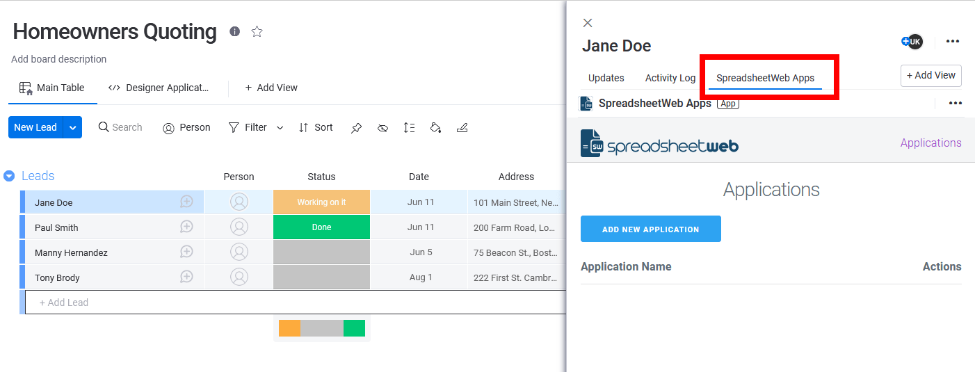 monday SpreadsheetWeb Apps - SpreadsheetWeb Help