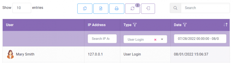 Account Page - SpreadsheetWeb Help