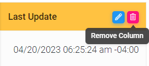 Edit Columns - SpreadsheetWeb Help