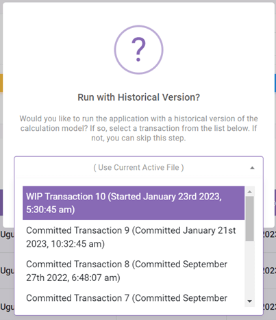 Run Feature - SpreadsheetWeb Help