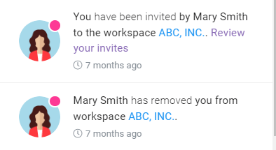 Notifications - SpreadsheetWeb Help