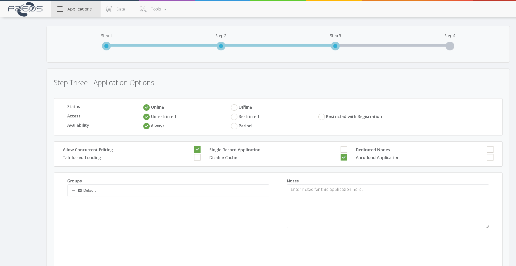 Creating a Converted Application - SpreadsheetWeb Help