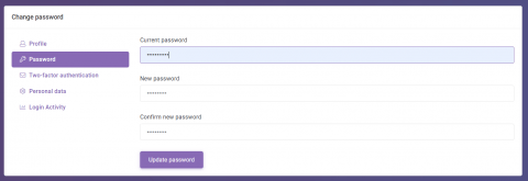 Account Page - SpreadsheetWeb Help