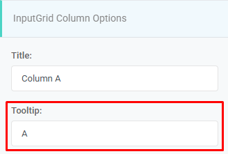 Input Grids - SpreadsheetWeb Help