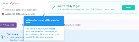 Data Import - SpreadsheetWeb Help