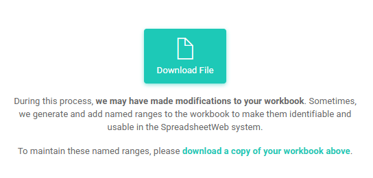 Automated App Generation - SpreadsheetWeb Help