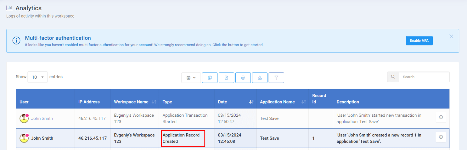 Download Feature - SpreadsheetWeb Help