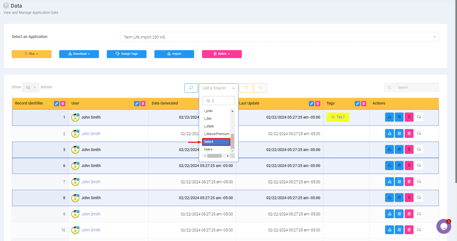 Download Feature - SpreadsheetWeb Help