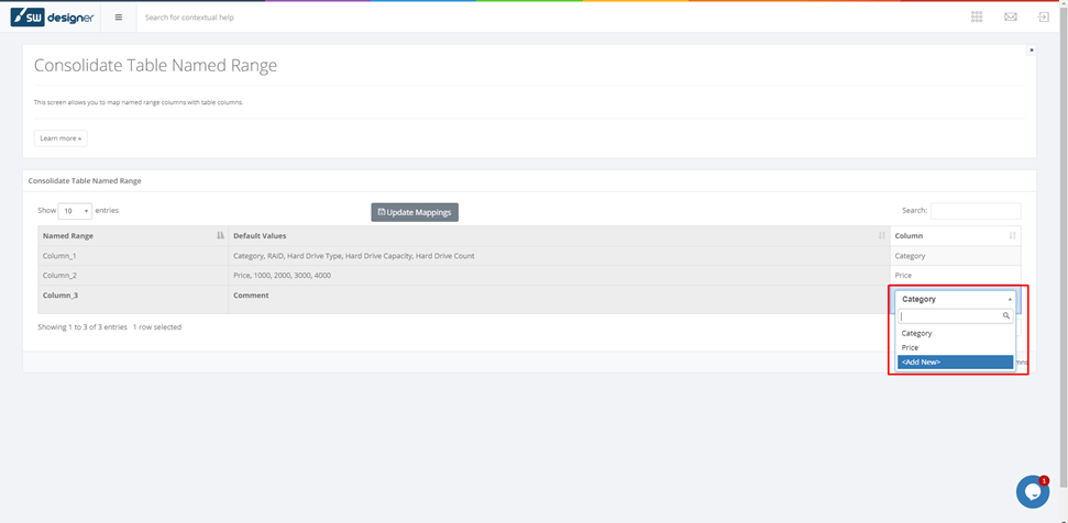 Validation Messages - SpreadsheetWeb Help