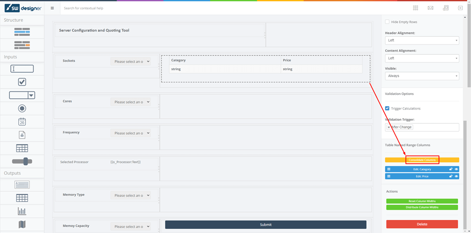 Validation Messages - SpreadsheetWeb Help