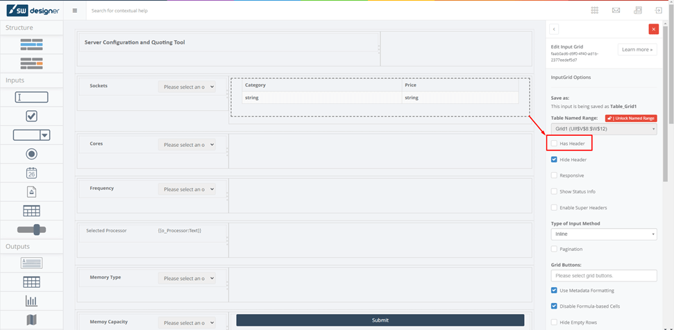 Validation Messages - SpreadsheetWeb Help