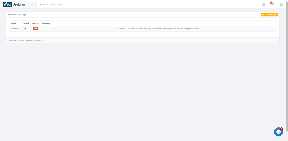 Validation Messages - SpreadsheetWeb Help
